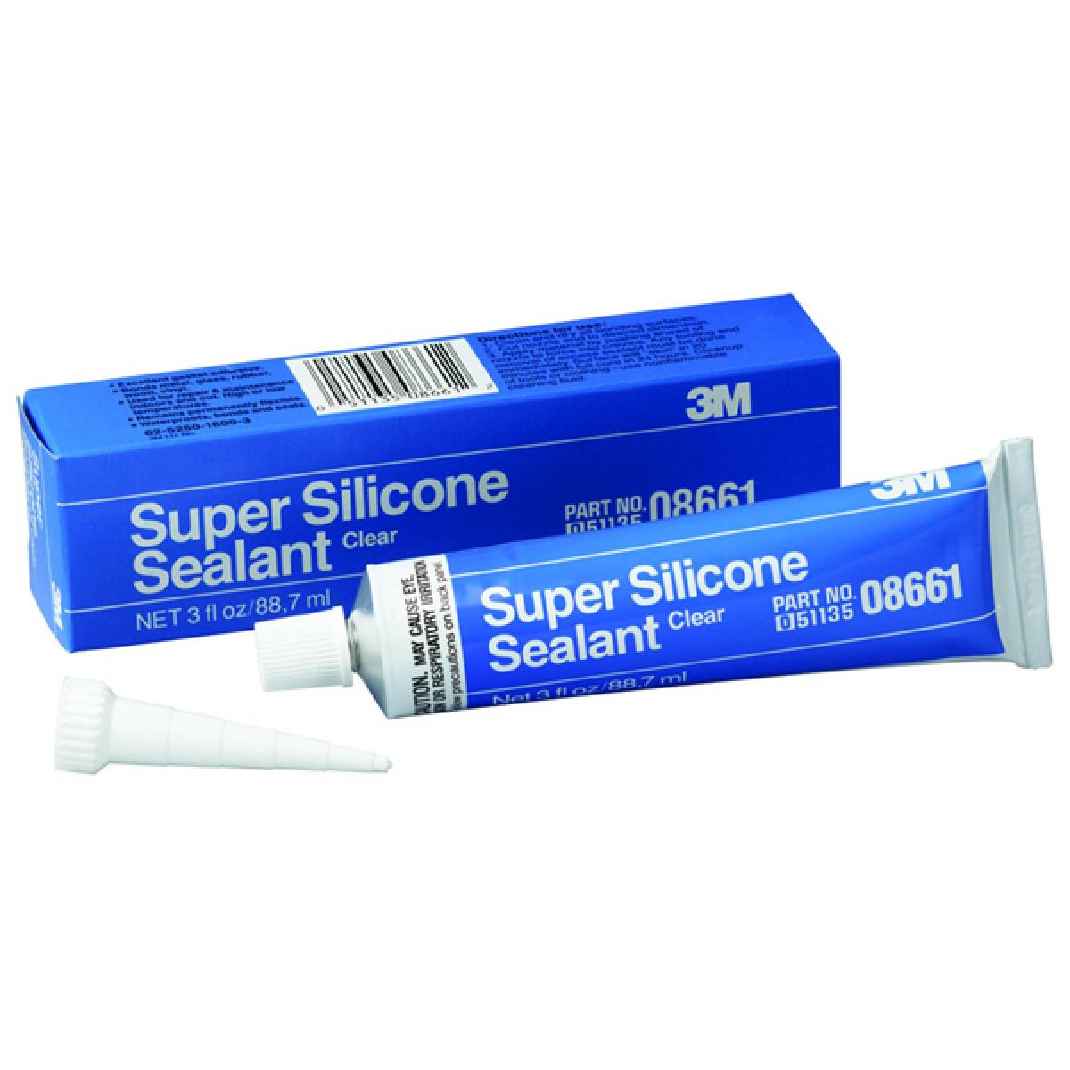 3M™ Super Silicone Seal Tube, Clear, PN 08661